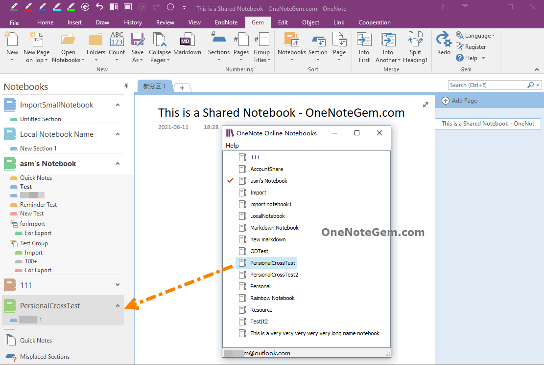 EXE OneNote OneNoteGem